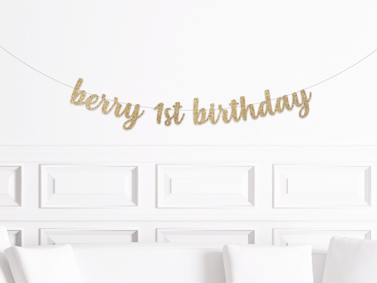 Berry 1st Birthday Banner Berry Sweet One Decorations - Etsy
