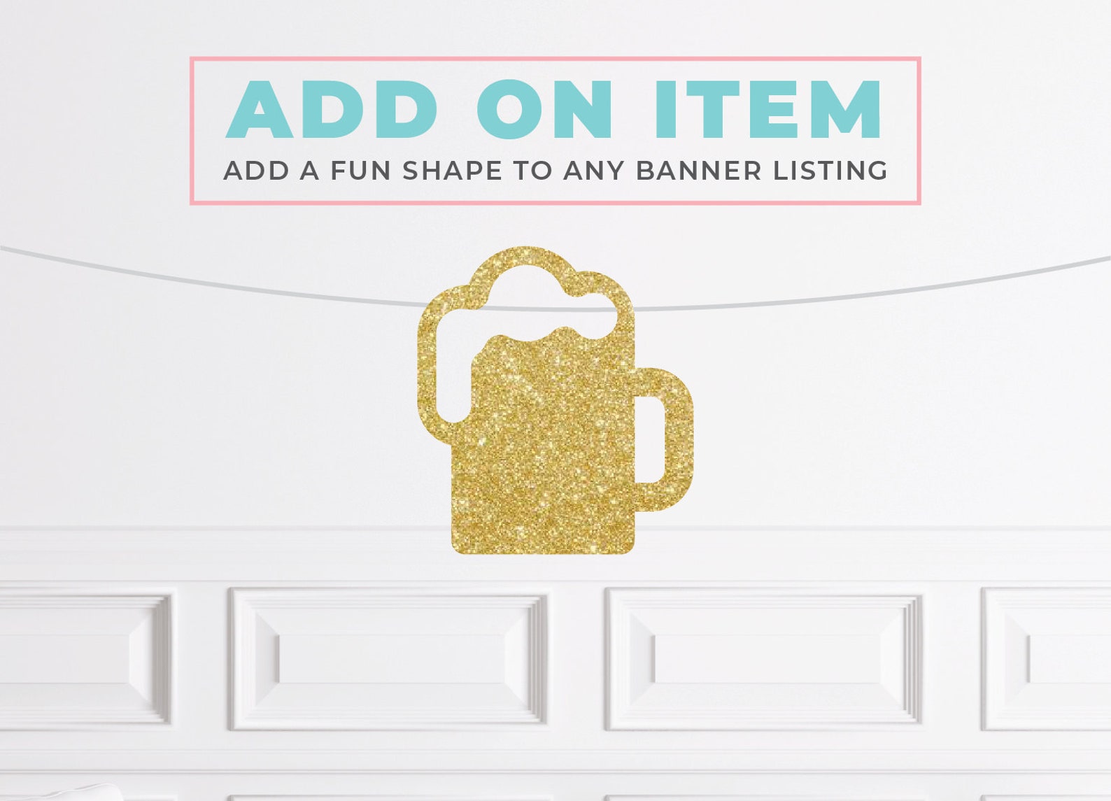 Banner Add On- Beer Mug - Etsy