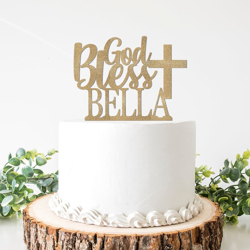 Confirmation Cake Topper - Etsy