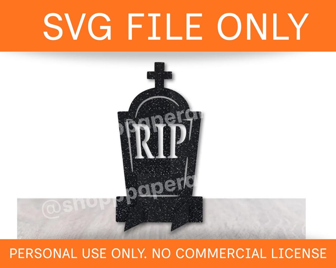 Rip Single Life Gravestone Table Centerpiece Halloween Party DIGITAL ...