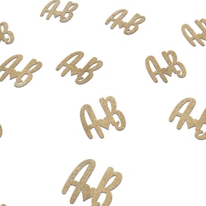 Personalized Initial Confetti, Wedding Table Scatter, Engagement Party ...