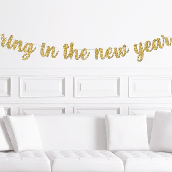 Happy New Year Banner - Etsy