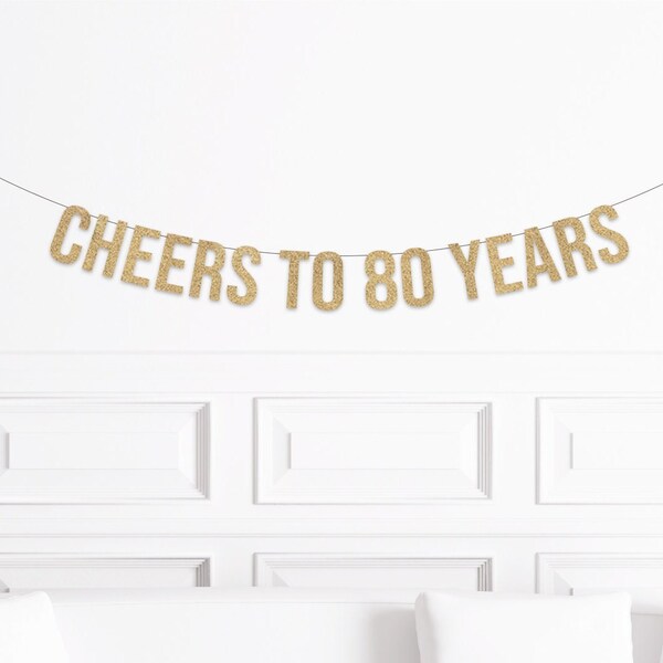 80 Years Birthday Decorations - Etsy