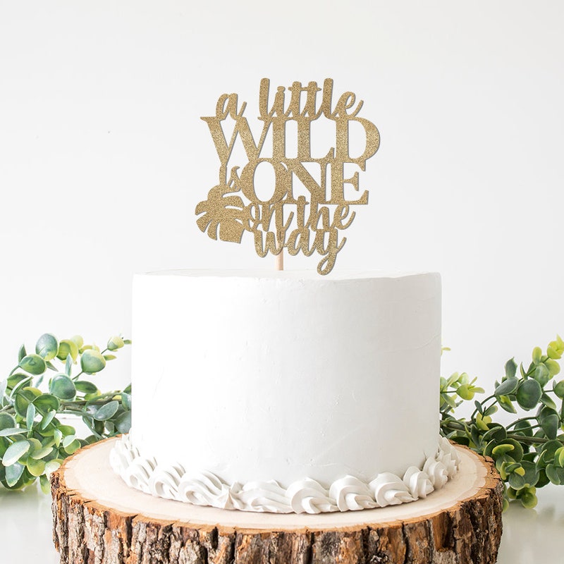 Gold Wild One Cake Topper - Etsy
