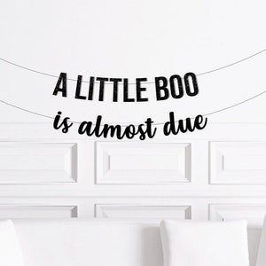 A Our Little Boo is Almost Due Centerpiece, Halloween Baby Shower ...