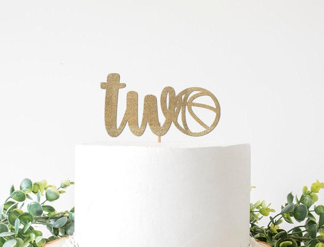 Basketball 2nd Birthday Decorations, Basketball 2nd Birthday Cake ...