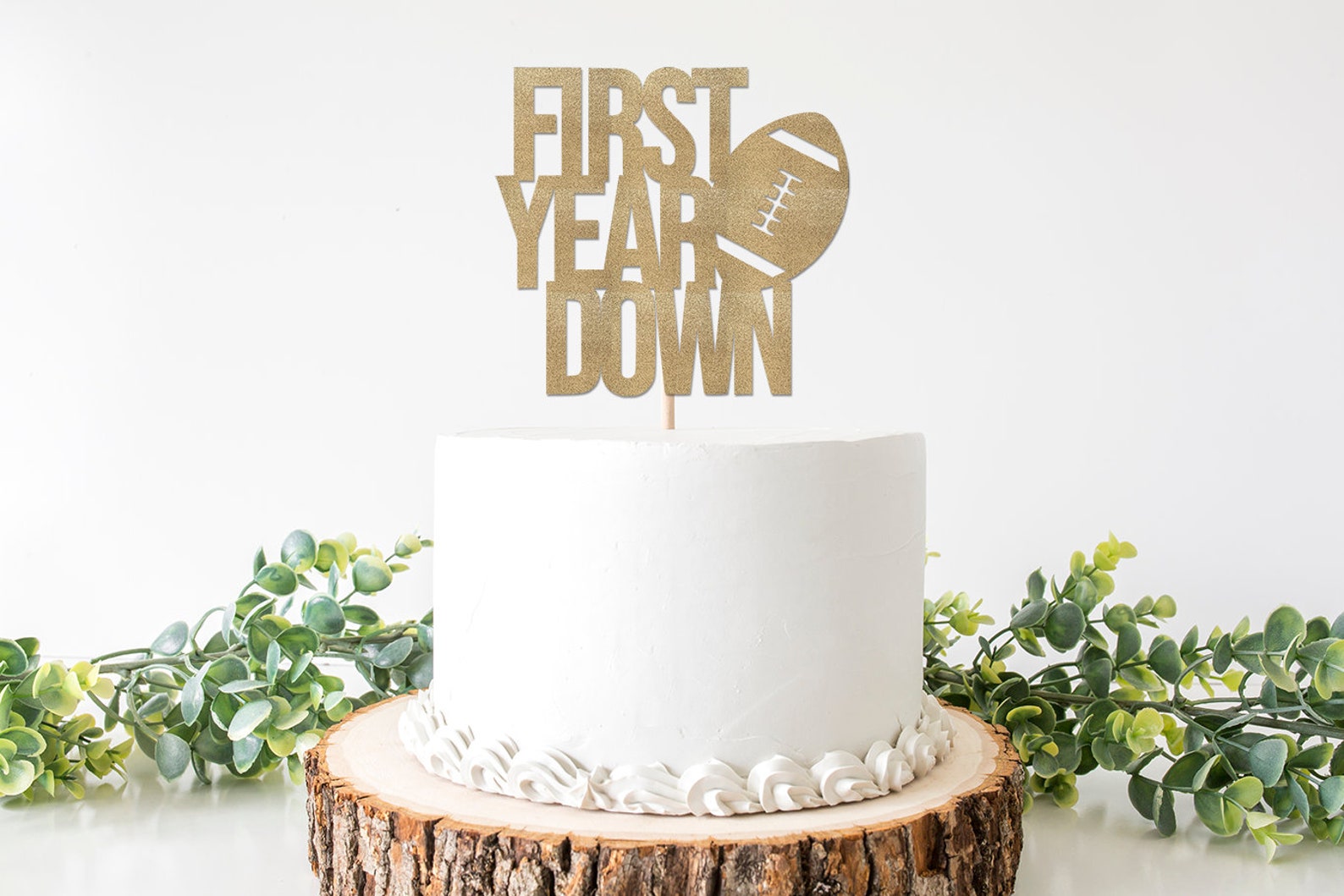 Football 1st Birthday Cake Topper First Birthday Football - Etsy