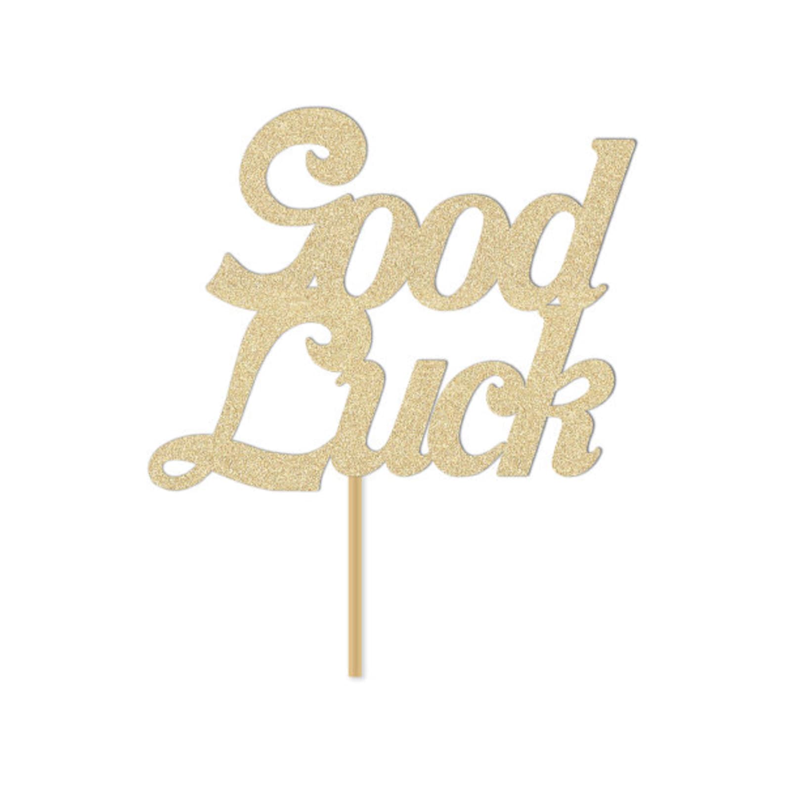 Good Luck Cake Topper / Farewell Party Decoration / Retirement - Etsy
