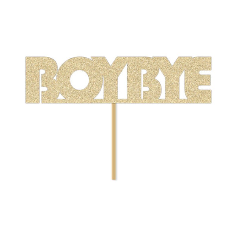 Boy Bye Cake Topper /divorce Party Sign / Breakup Celebration | Etsy