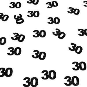 30th Birthday Decorations, Glitter Paper 30 Confetti, Dirty 30 Decor ...