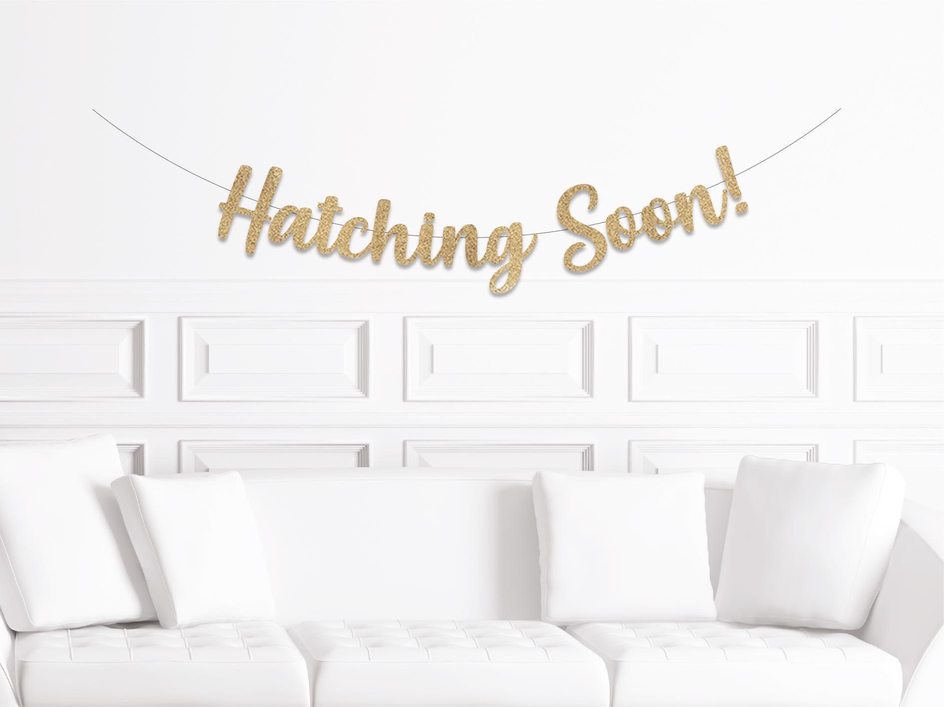 Hatching Soon Baby Shower, Dinosaur Baby Shower Sign, Baby Dino Decor ...