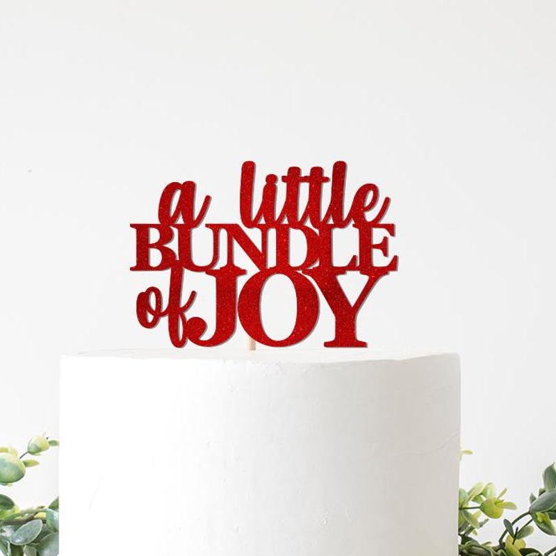 Bundle of Joy Cake Topper - Etsy