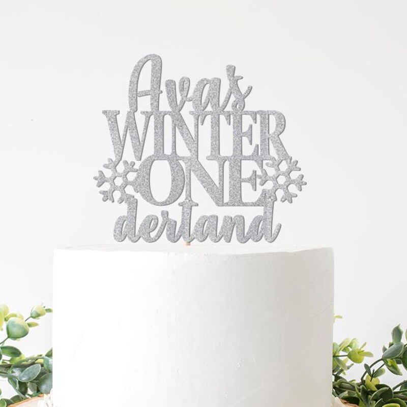 Winter Cake Topper - Etsy