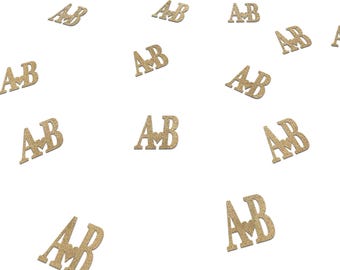 Personalized Wedding Confetti | Custom Bride & Groom Names | Table ...
