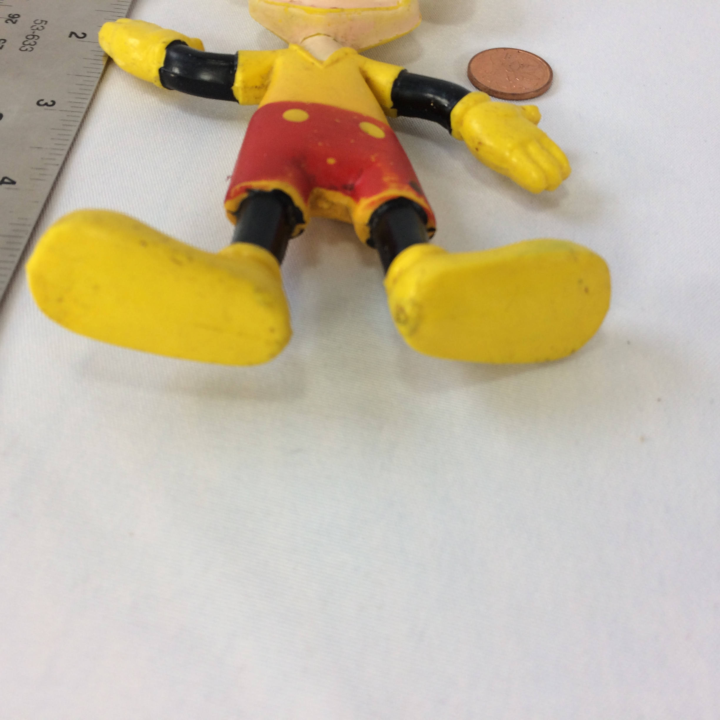 Mickey Mouse Bendable Figure Vintage Flat Hong Kong Walt - Etsy