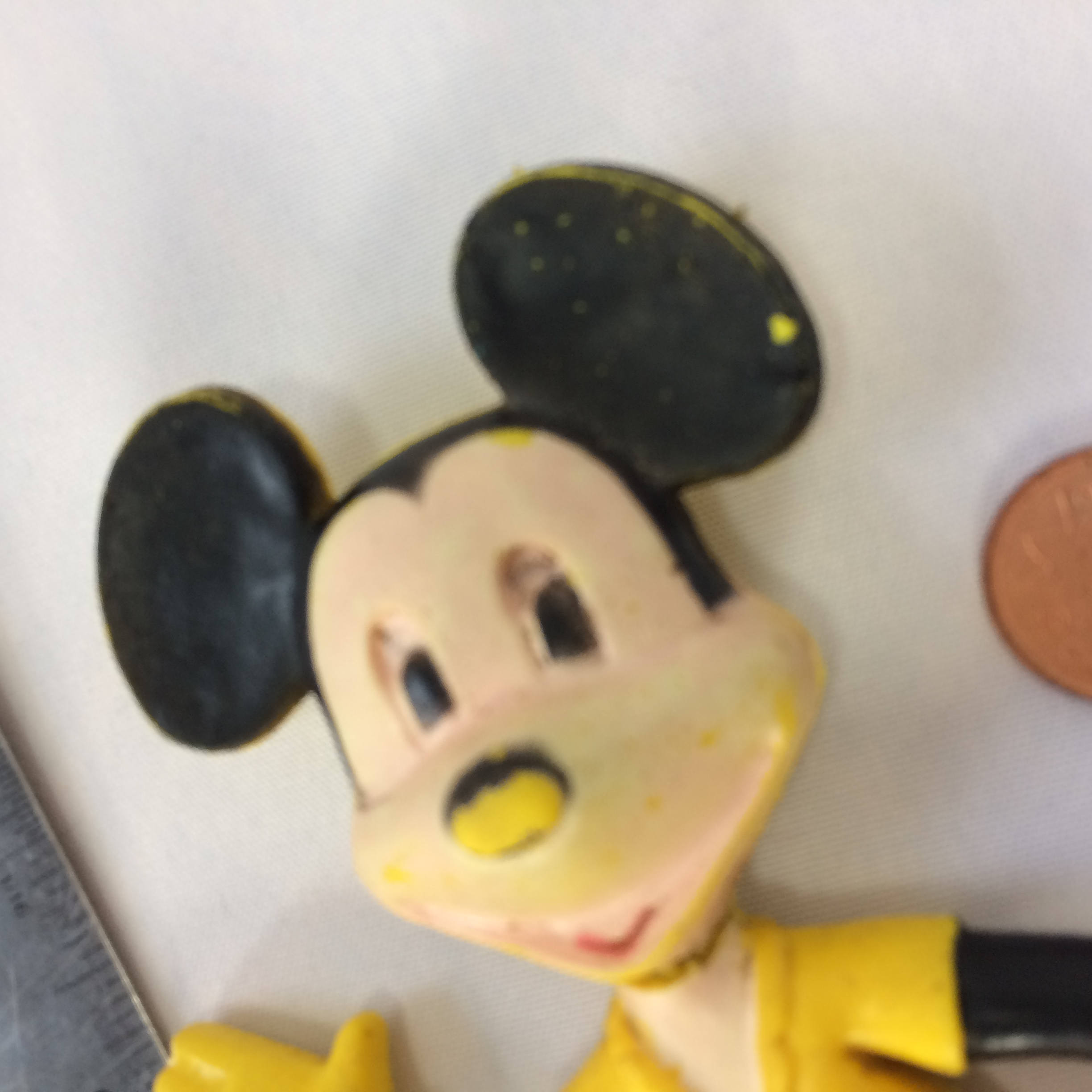 Mickey Mouse Bendable Figure Vintage Flat Hong Kong Walt - Etsy