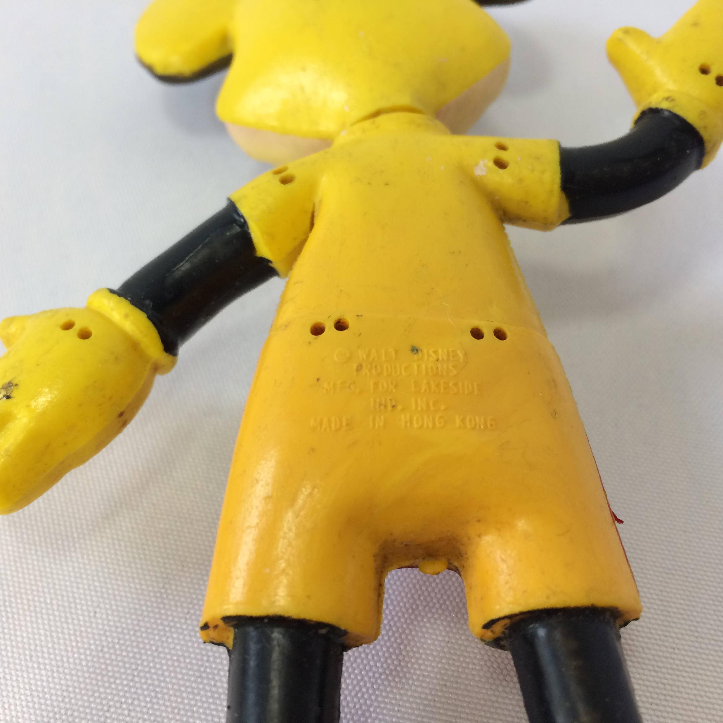 Mickey Mouse Bendable Figure Vintage Flat Hong Kong Walt - Etsy