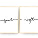 Good Night Print PRINTABLE POSTER Good Night Nursery Print Bedroom ...