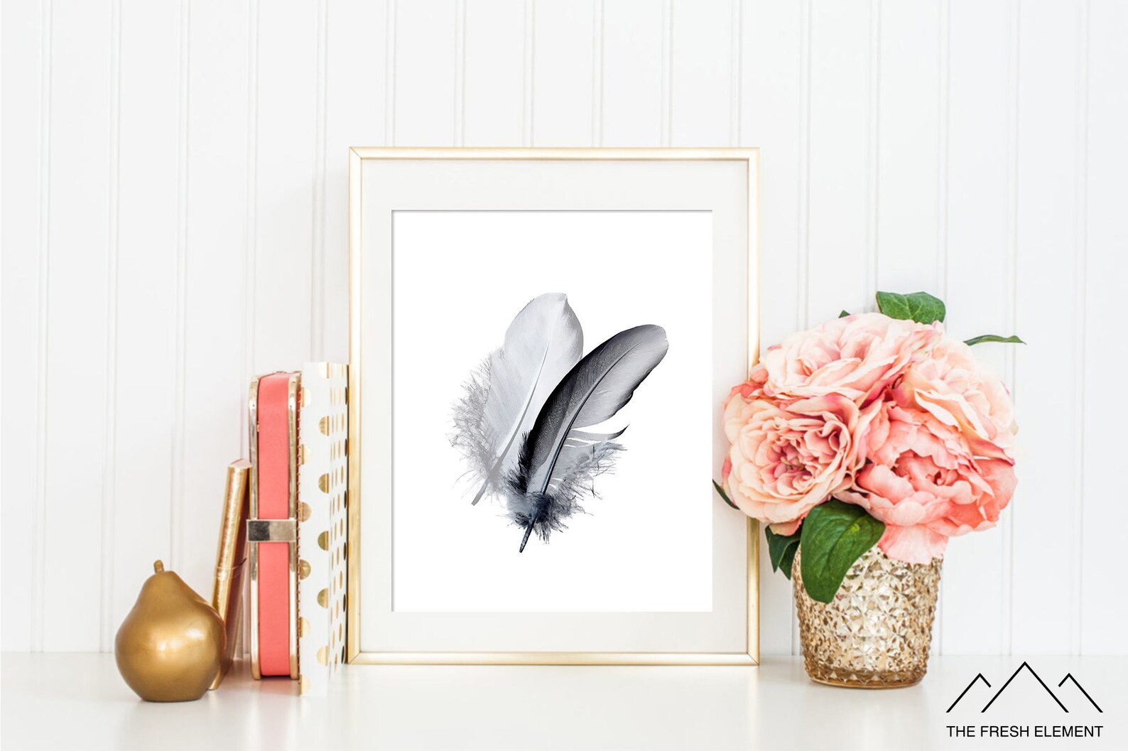 Feather PRINTABLE Wall Art Print Bedroom Printable Feather Art - Etsy