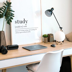 Study Definition Printable Wall Art Study Poster Funny Definition of ...