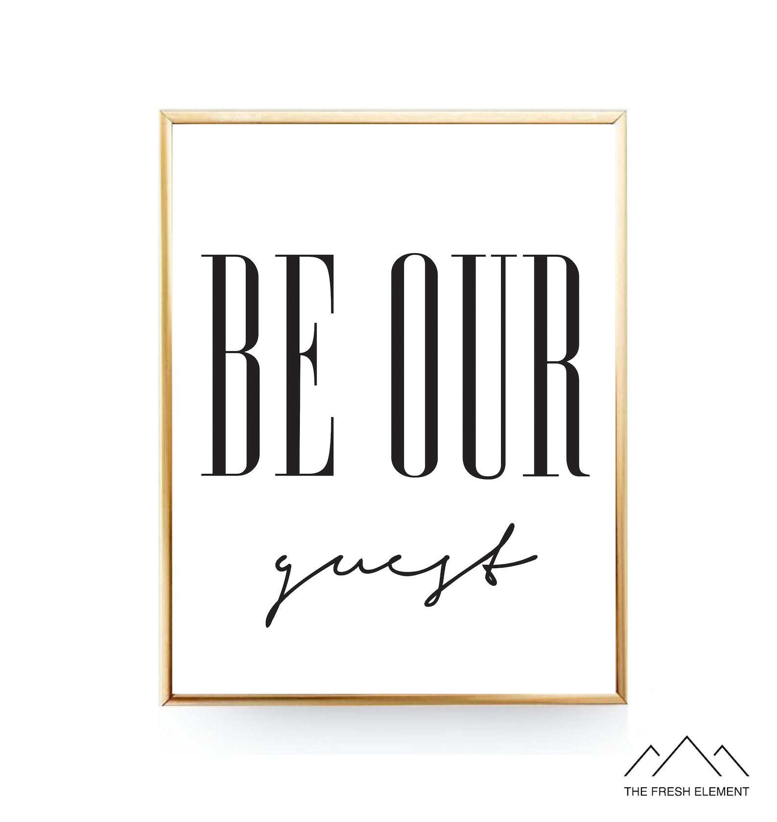 Be Our Guest Print Guest Room Print Be Our Guest Sign Home | Etsy