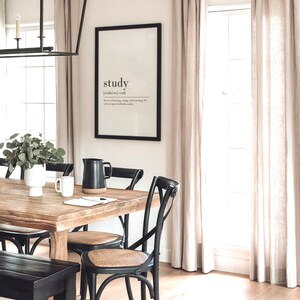 Study Definition Printable Wall Art Study Poster Funny Definition of ...