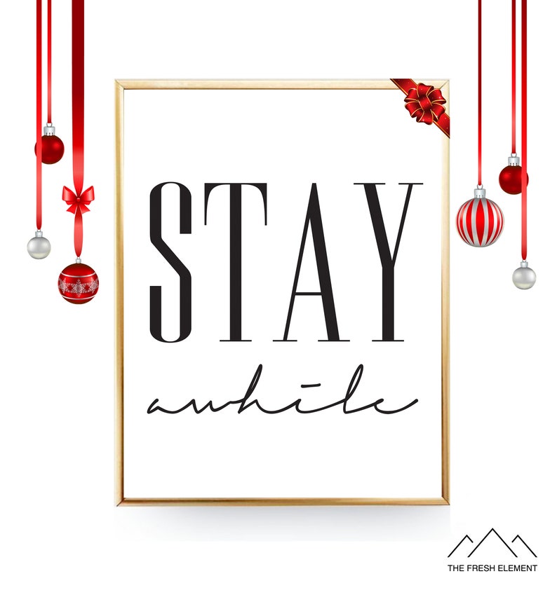 Stay Awhile Print Instant Download Stay Awhile Poster Stay | Etsy