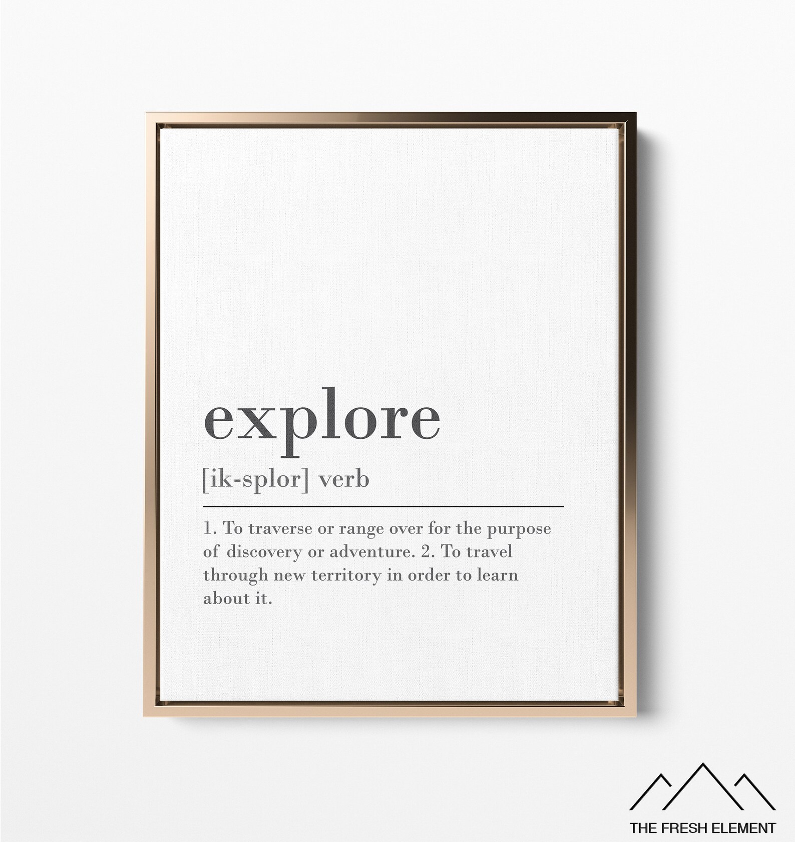 Explore Definition Print DIGITAL DOWNLOAD Explore Print | Etsy