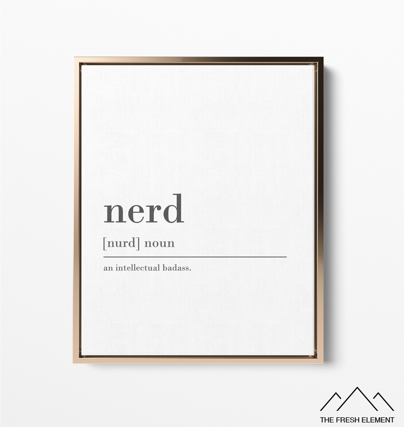 Funny Nerd Definition Printable Gift for Nerd Print Gift for - Etsy