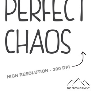 This Our Perfect Chaos Printable Wall Art Entryway Sign Printables ...