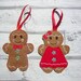 Gingerbread Man Christmas Tree Decoration - Etsy