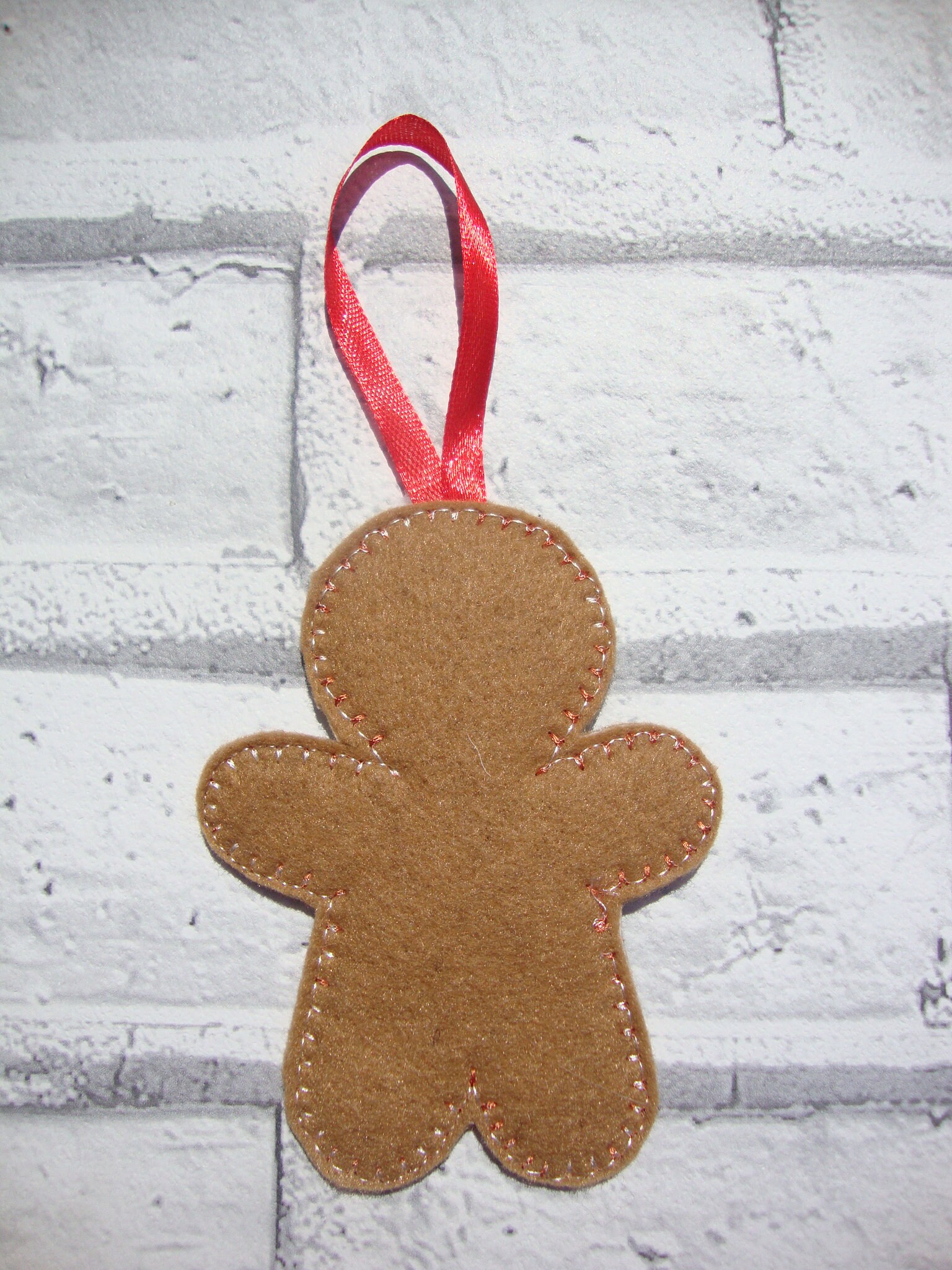 Gingerbread Man Christmas Tree Decoration - Etsy