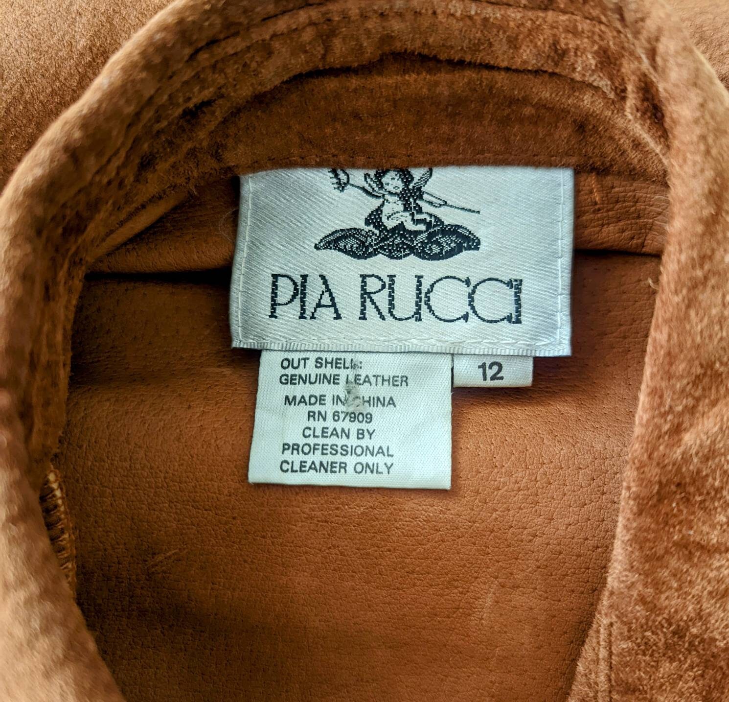 1990's Suede Leather Pia Rucci Jacket and Skirt Set Fringe Southwest ...