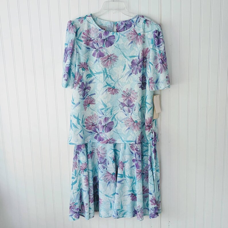 Vintage 1980s Layered Easter SUMMER Dress Skirt and Top Look - Etsy