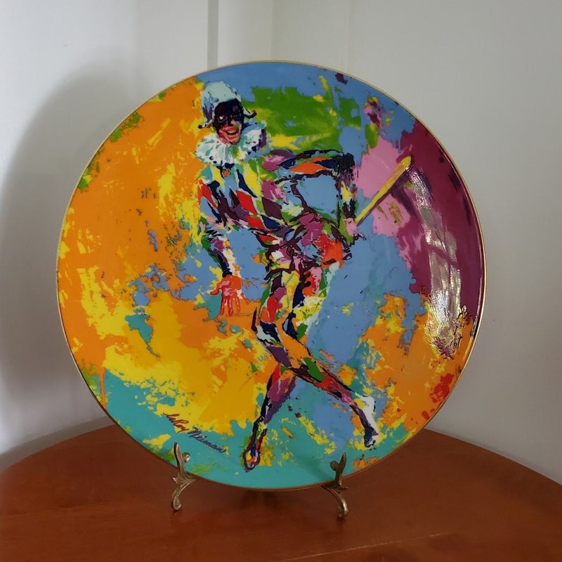 Harlequin Plates - Etsy