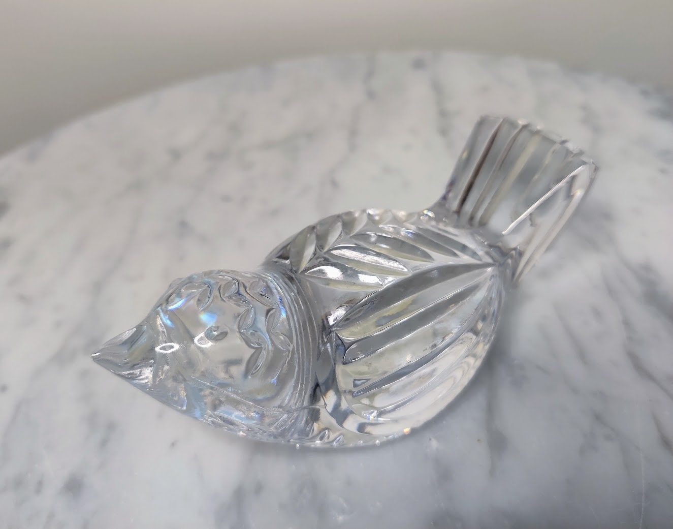 Vintage Waterford Crystal Bird Figure Paperweight - Etsy