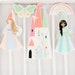 Magical Princess Birthday Candles / Princess Candles (set of 5 ...
