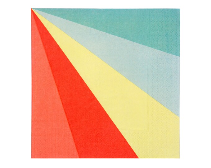 Rainbow Color Wheel Napkins / Rainbow Color Wheel / Rainbow Striped ...