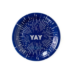 YAY Small Plate / Blue Firework Plate / July 4th Decor / 4th of July ...