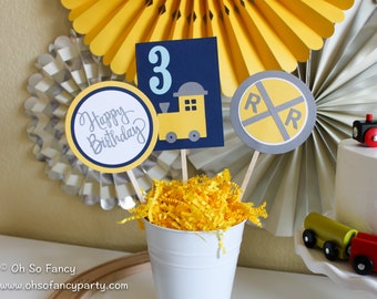 Train centerpieces | Etsy