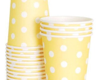 Polka Dot Cups | Etsy