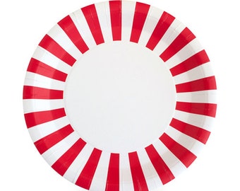 Bright Pink Dinner Plates / Pink Paper Plates / Bright Pink | Etsy