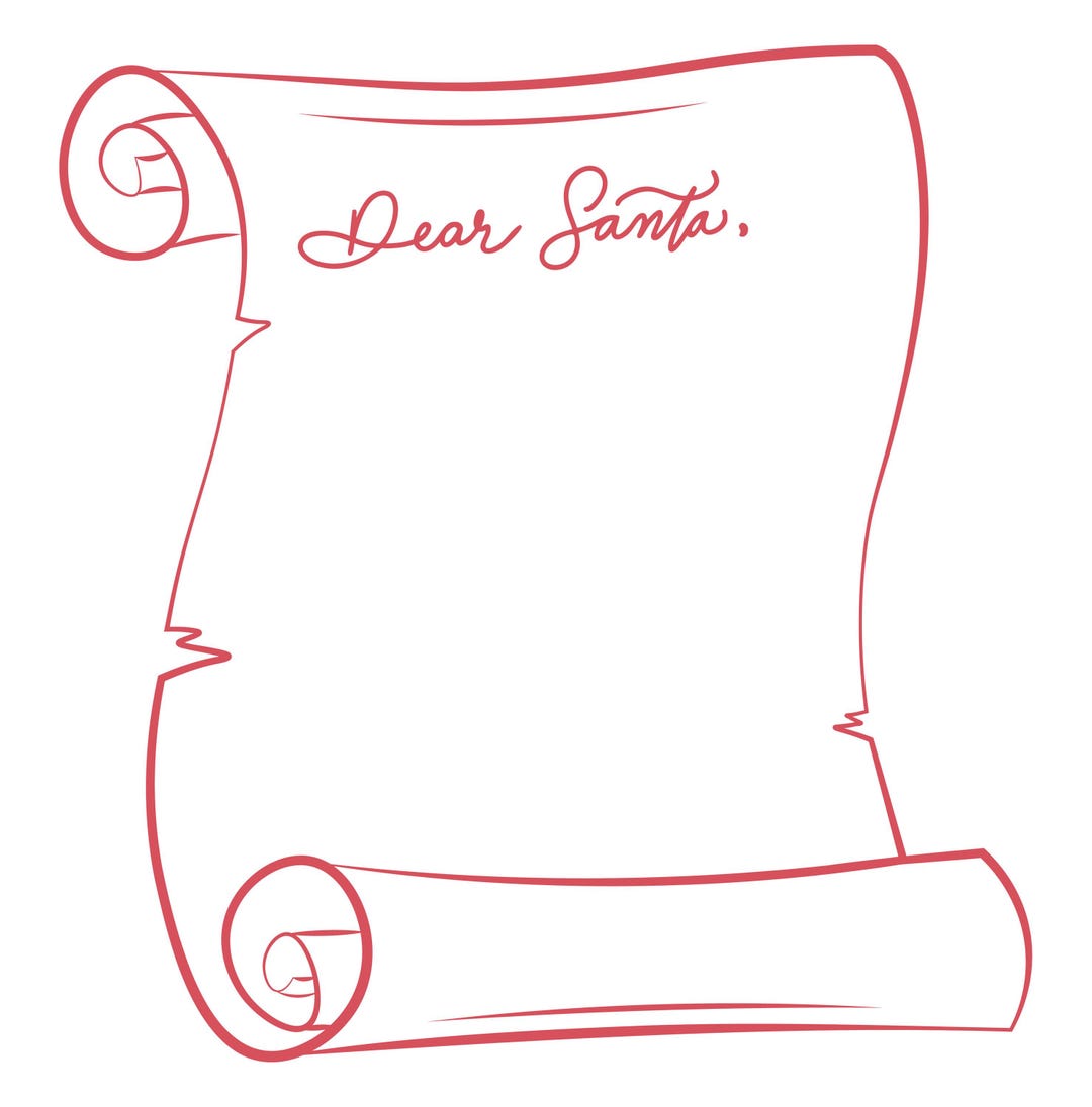 Dear Santa Paper Placemats for Christmas Parties and Dinners | Dear ...