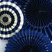 Navy Blue Tassel Banner / Tassel Banner / Tissue Banner / Party Decor ...