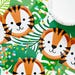 Tiger Face Party Lunch Plates / / Safari Birthday / Zoo Birthday Party ...