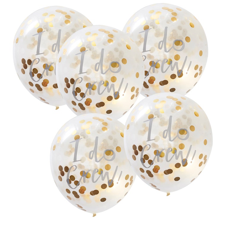 I Do Crew Gold Balloon / I Do Crew / I Do Crew Balloon / - Etsy