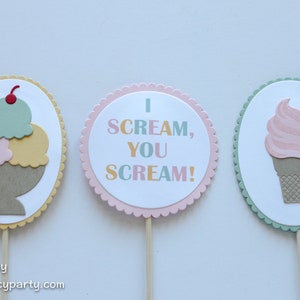 Ice Cream Party Bundle / Ice Cream Tableware / Ice Cream Party | Etsy