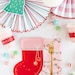 Christmas Party Fans / Whimsical Party Fans / Christmas Paper - Etsy