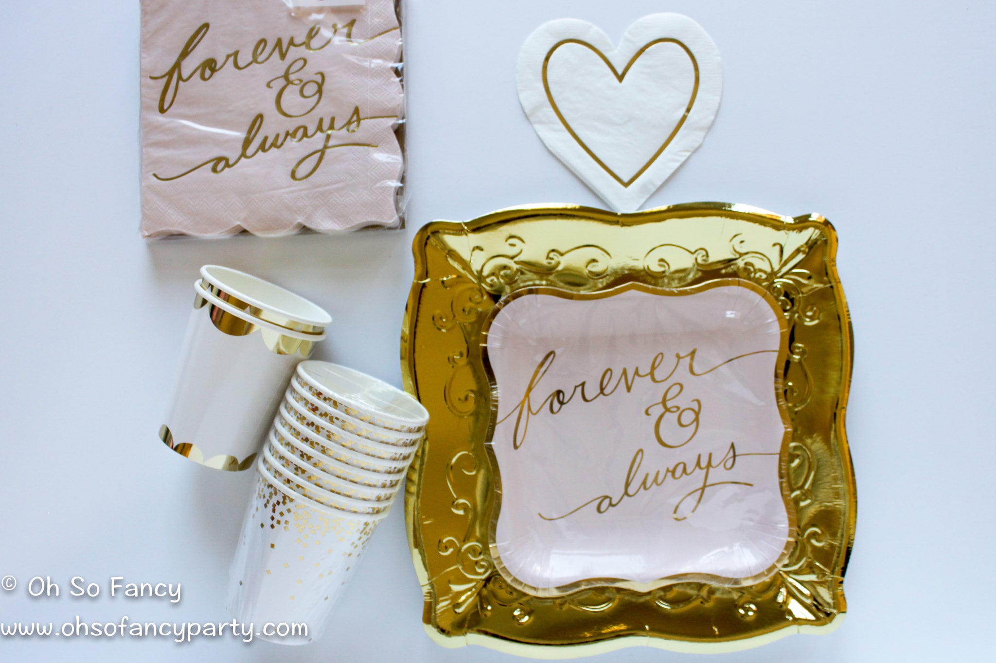 Gold Plate / Gold Square Scallop Plate / Gold Paper Plate / - Etsy