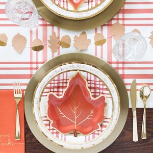 Harvest Maple Leaf Plate / Leaf Shaped Plate / Thanksgiving - Etsy